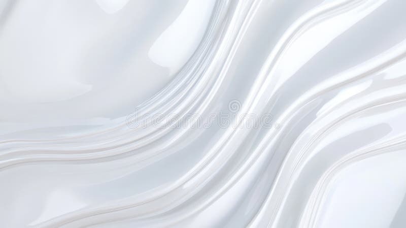 Abstract White Marble Texture with Gentle Waves Showcasing Smooth ...