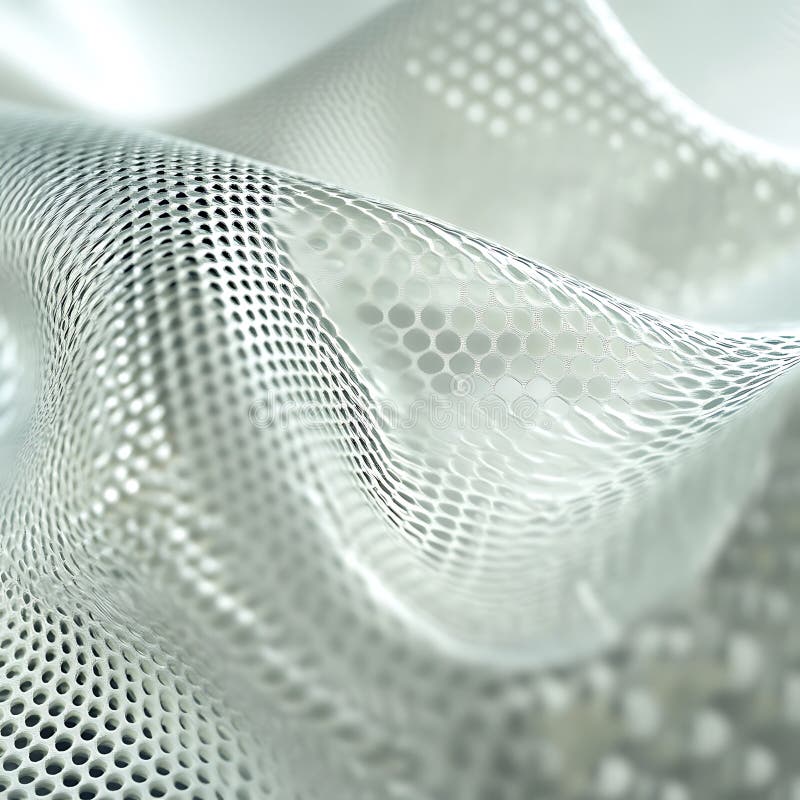 Abstract White Mesh Pattern Background Stock Illustration ...