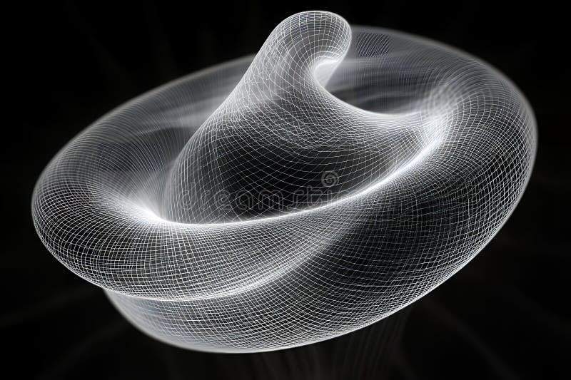 Abstract White Mesh Swirl Design Elegant Modern Background Digital Art ...