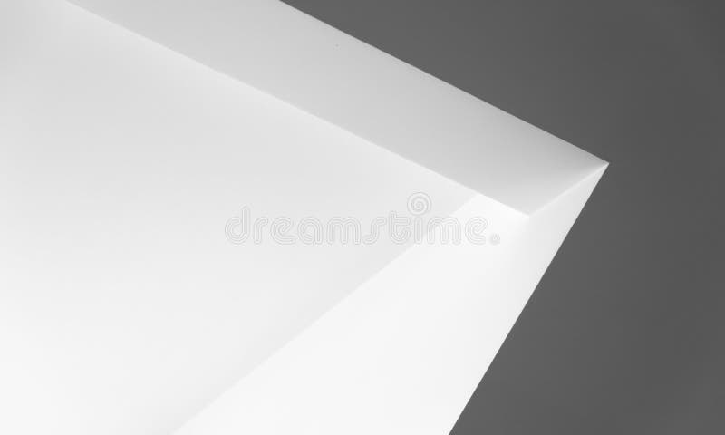 Abstract White Minimal Interior Background with Corners and Niche Stock ...