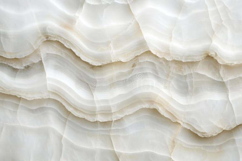 Abstract White Onyx Texture with Flowing Veins and Subtle Light ...