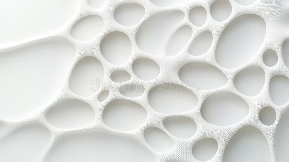 Abstract White Organic Shapes Design Ideal for Backgrounds and Textures ...
