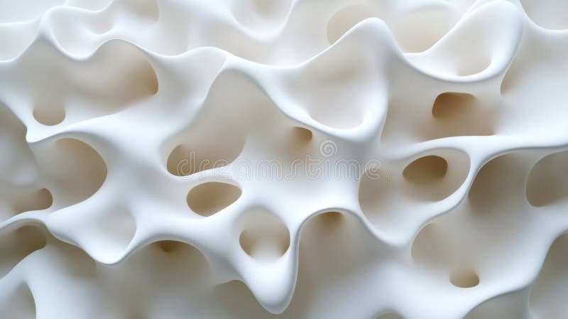 Abstract White Organic Texture Background Stock Illustration ...