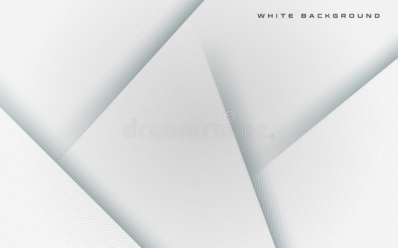 Abstract White Overlap Triangle Shadow Line Decoration Background ...