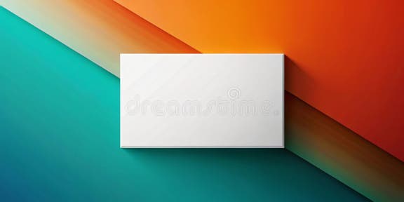 Abstract White Panel on Gradient Background with Angular Design ...