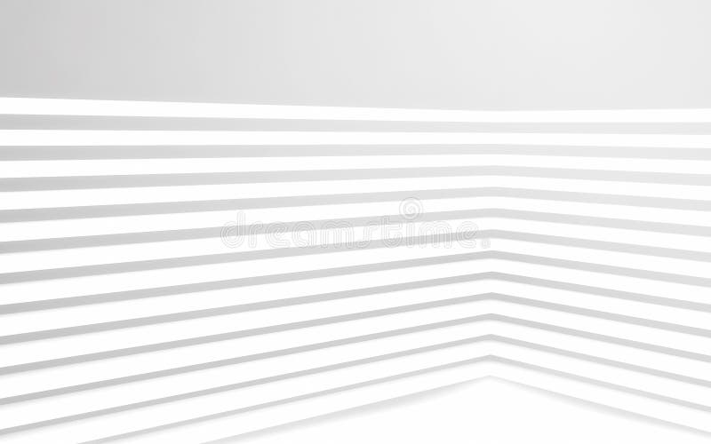 Abstract White Panels with Shadows. 3D Render Stock Illustration ...