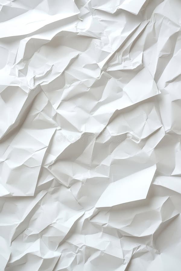 Abstract White Paper an Abstract Background of Crumpled Paper Texture ...