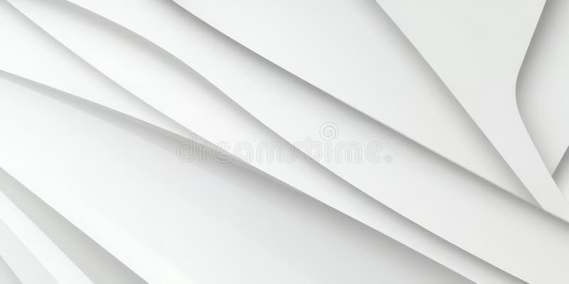 Abstract White Paper Layers Create a Modern Minimalist Design Stock ...