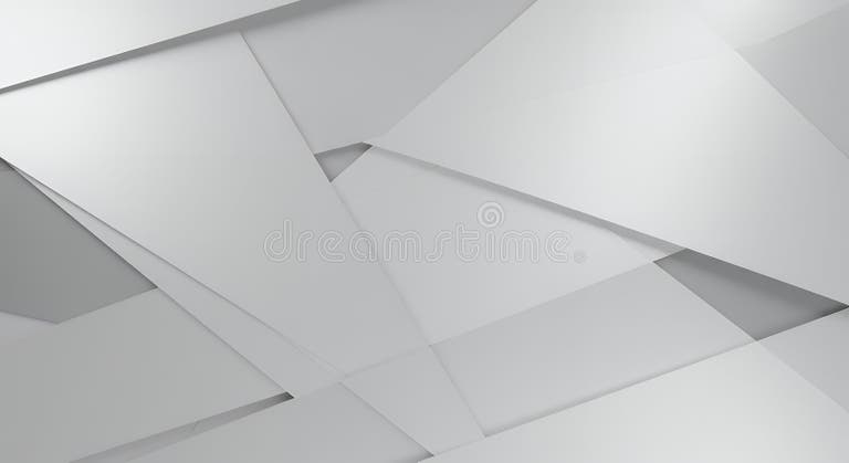 Abstract White Paper Layers Creating a Modern Overlapping Design Stock ...