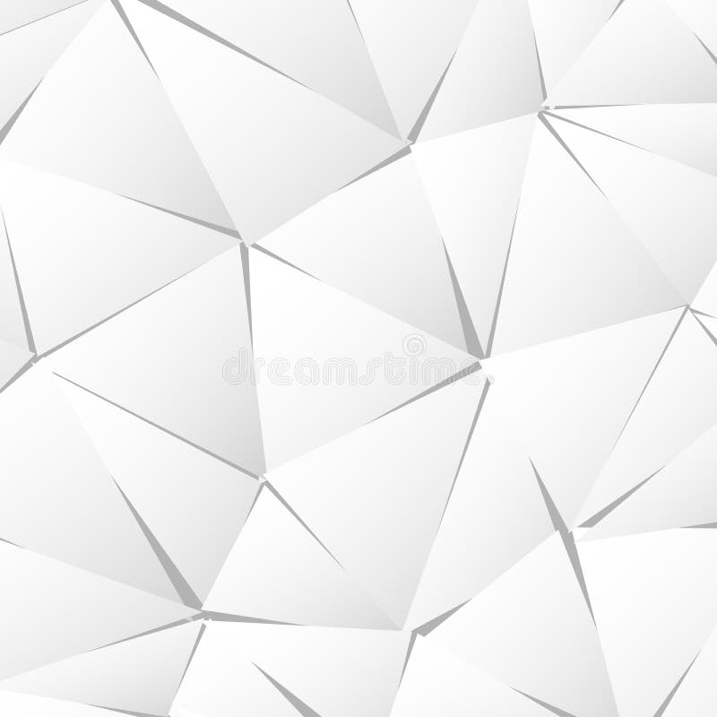 Abstract White Paper Triangle Background Stock Vector - Illustration of ...