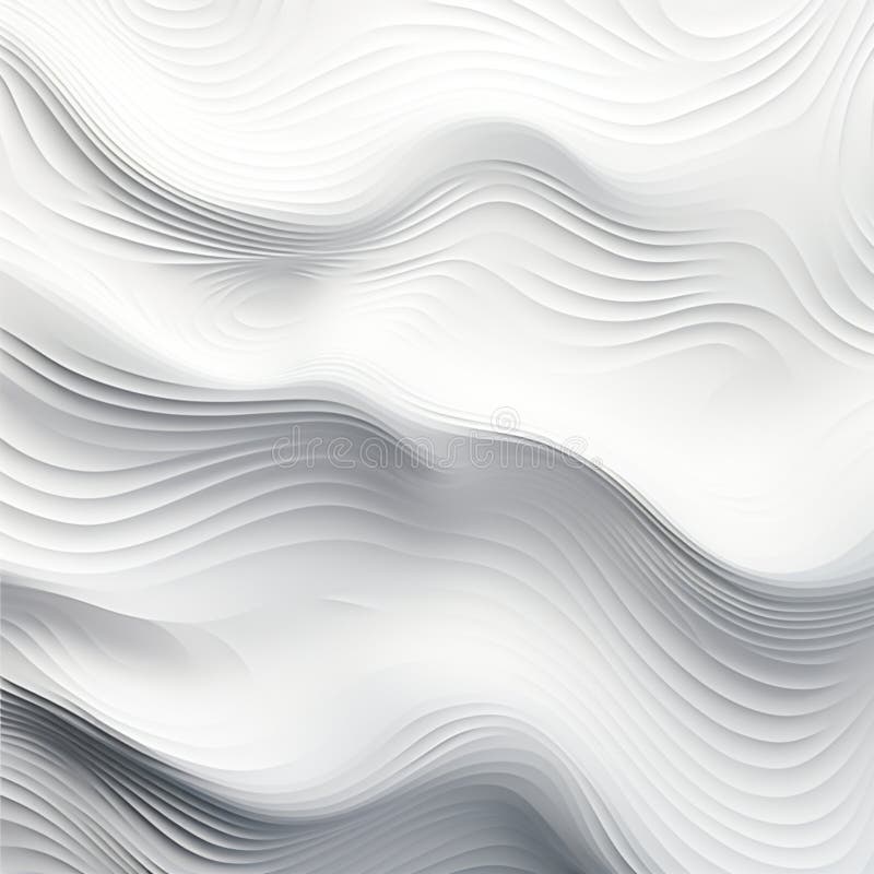 Abstract White Paper Wave Curve Lines Design, Luxury Texture with ...