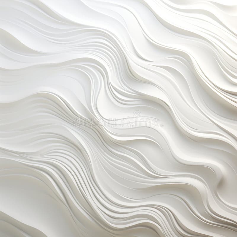 Abstract White Paper Wave Curve Lines Design, Luxury Texture with ...