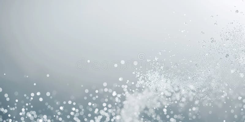 Abstract White Particles on a Pale Gray Background - a Pale Gray ...