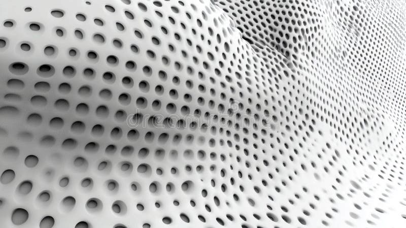 Abstract White Perforated Surface Modern Design Background Texture ...