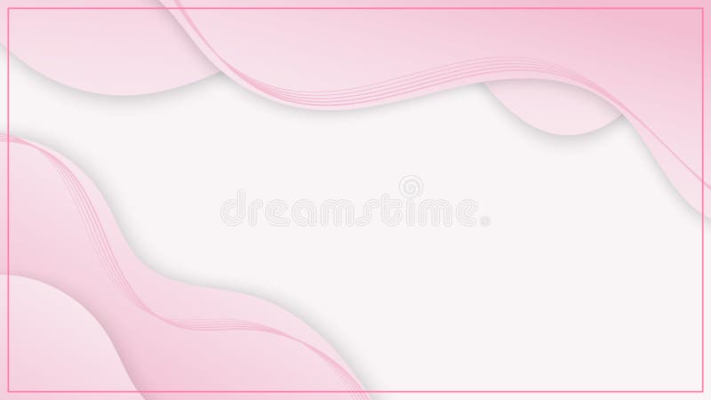 Abstract White and Pink Fluid Shape Color on Background Stock Vector ...