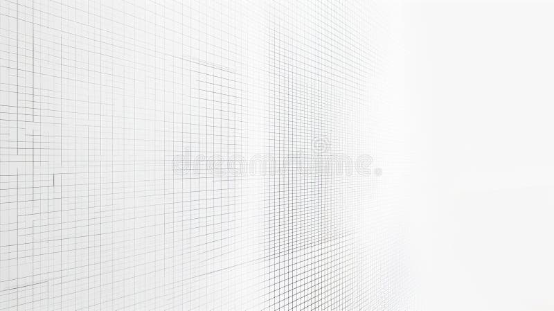Abstract White Pixelated Background with Geometric Patterns Stock ...
