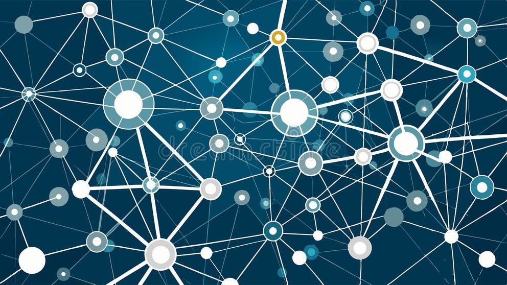 Abstract White Plexus Background. Connection and Lines of Technology ...