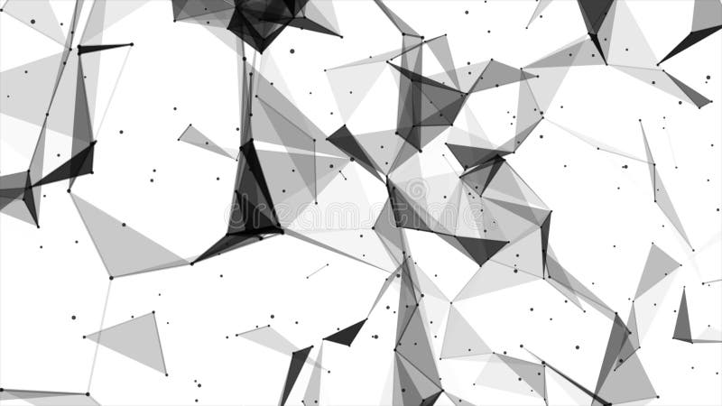 Abstract White Plexus Structure Evolving In Motion Abstract Background