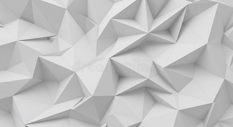 Abstract White Polygon Background Geometric Surface Design Stock Illustration - Illustration of ...