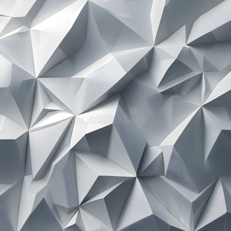 Abstract White Polygon Design with Gradient on a Textured Gray ...