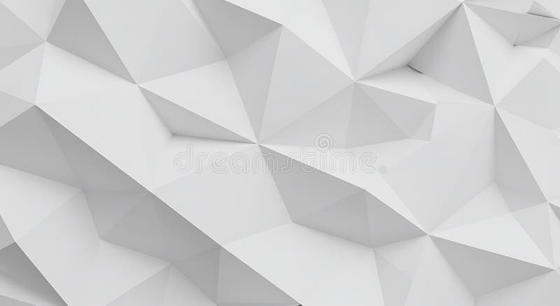Abstract White Polygon Surface Pattern - Geometric Texture Stock ...