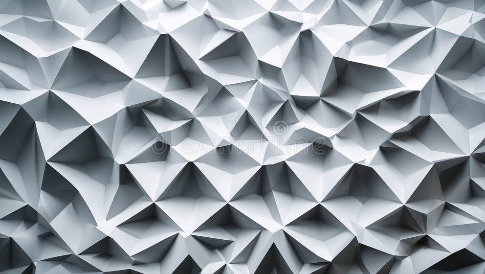 Abstract White Polygonal Background Creating Stunning Visual Effect ...