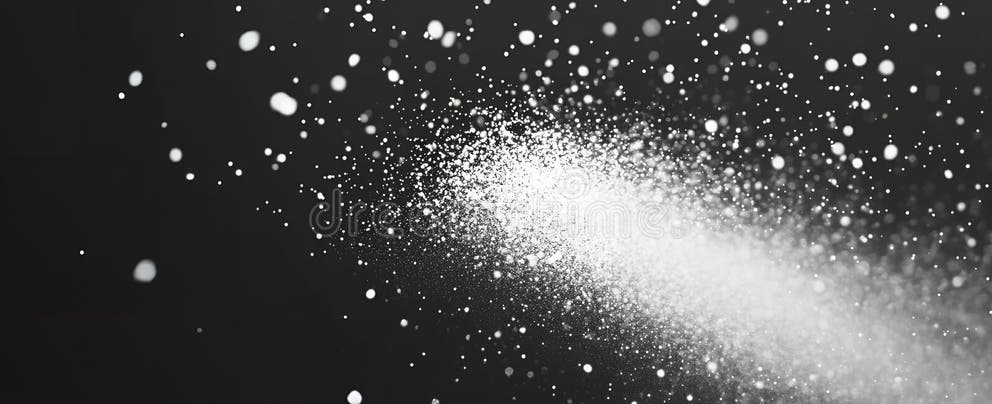 Abstract White Powder Explosion on Black Background High Resolution ...