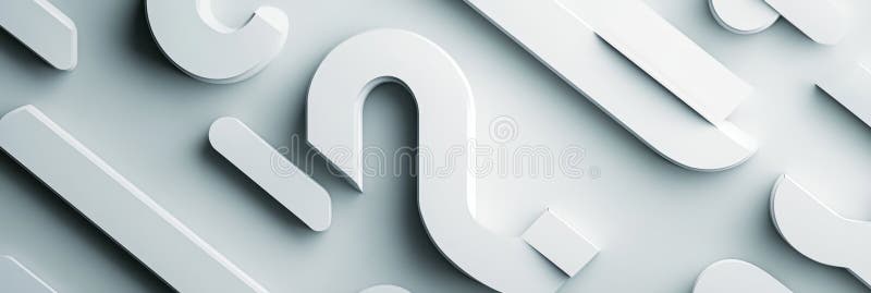 Abstract White Question Marks Background Uncertainty Inquiry Questions ...