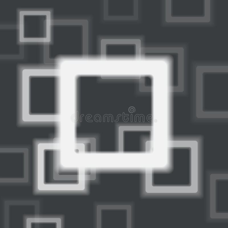 Abstract White Rectangle Shapes Banner. Vector Illustration Stock ...