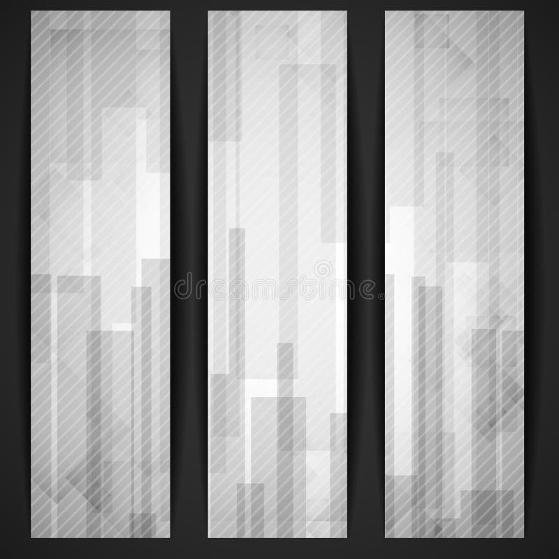 Abstract White Rectangle Shapes Background. Stock Vector - Illustration ...