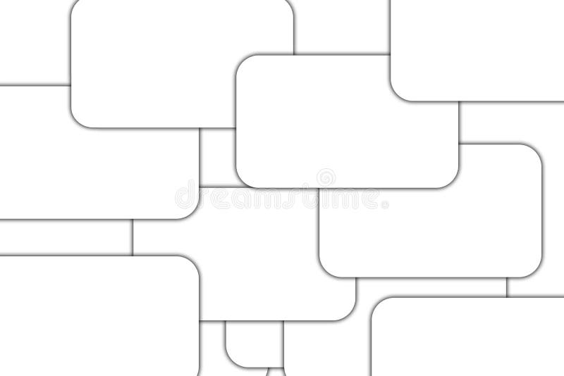 Abstract White Rectangle Shapes, Business Card Design Stock ...