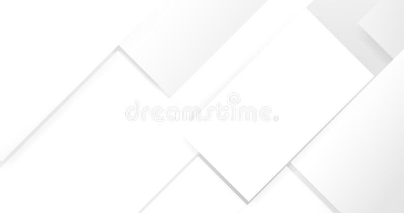 Abstract White Rectangles Geometric Elegant Background. Vector ...