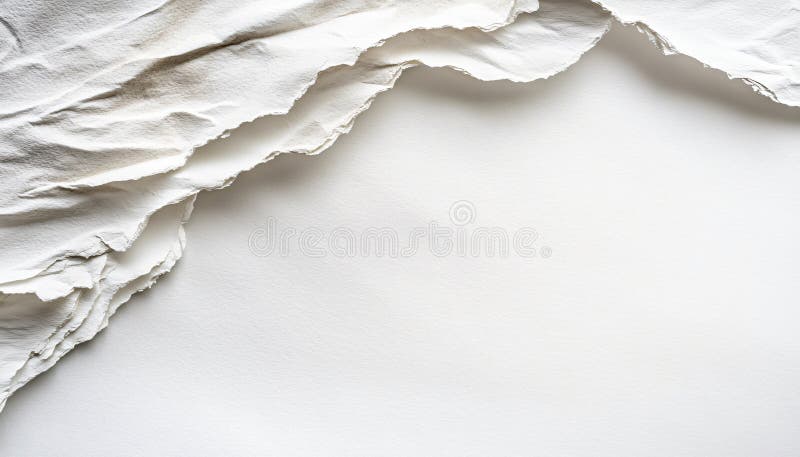 Abstract White Ripped Paper Texture Background High Quality Image Stock ...