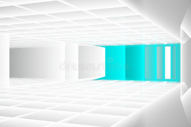 Abstract white room stock illustration. Illustration of digitally ...