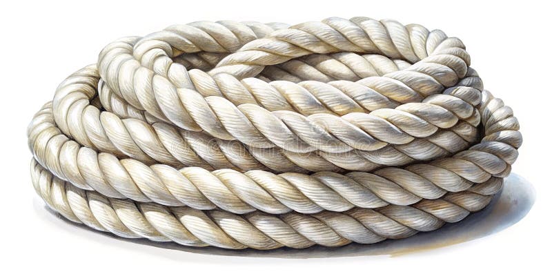 Abstract White Rope Texture Background Coiled Wrapped Static Rope for ...