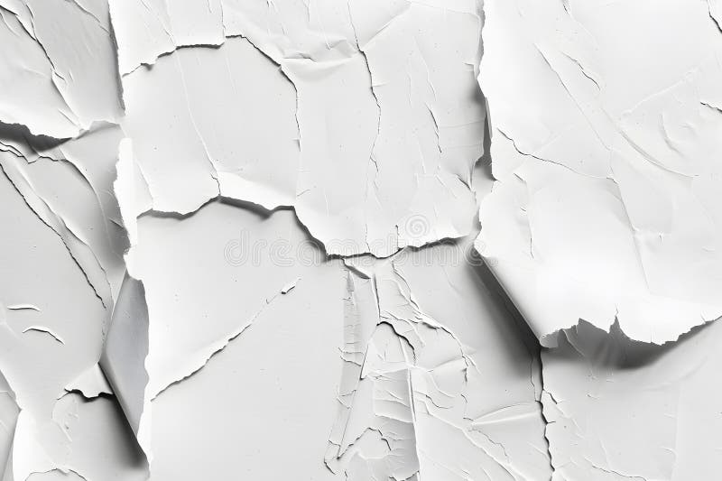 Abstract White Rough Torn Poster Texture Background Stock Illustration ...
