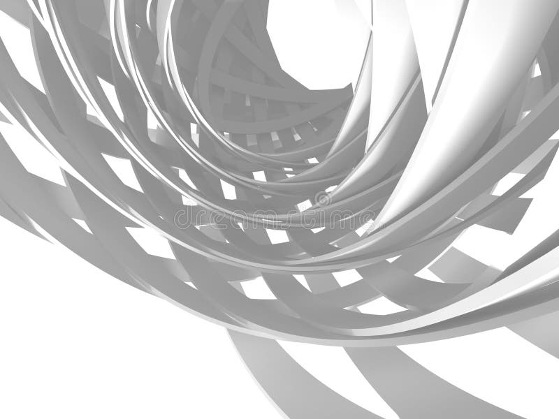 Abstract White Round Circles Pattern Background Stock Illustration ...