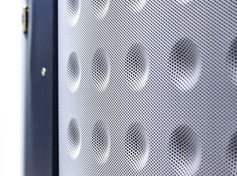 Abstract White Server Door Grill Texture Background, Modern Grid Light ...