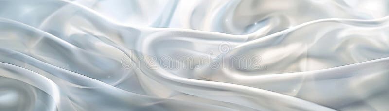 Abstract White Silk Fabric Draped Background Stock Illustration ...