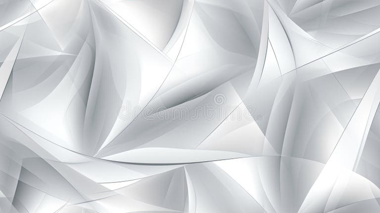 An Abstract White and Silver Light Pattern with a Gradient of Gray ...