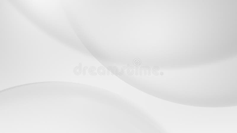 Abstract White Simple Background, Flowing Wave Smooth Loop Motion ...