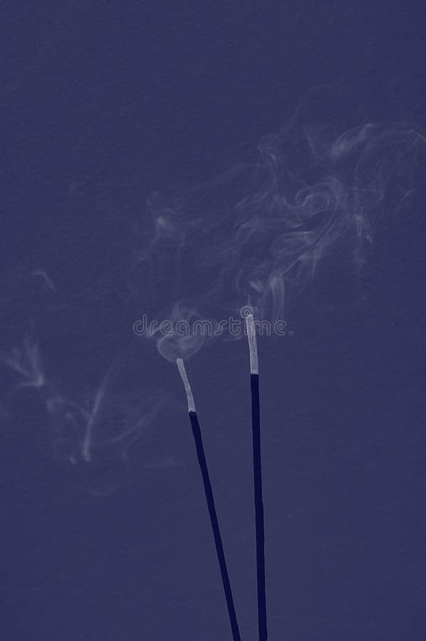 Abstract White Smoke from an Incense Sticks Stock Photo - Image of ...