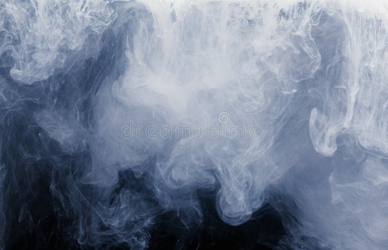 Abstract of White Smoke Pattern on a Black Background. Stock Photo ...