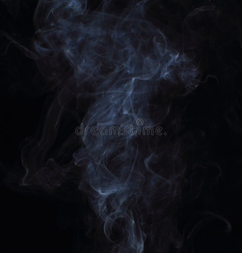Abstract White Smoke Texture on Black Background Stock Image - Image of ...