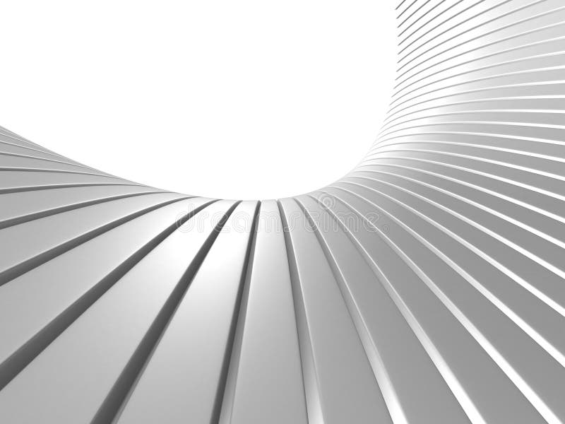 Abstract White Smooth Curves Stripe Pattern Background Stock Photo ...