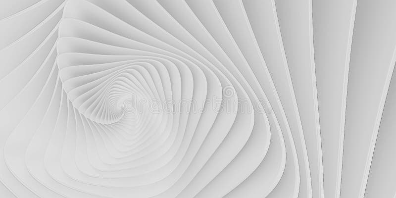 Abstract White Space Architecture,perspective of Future Design Building ...