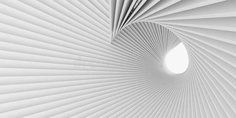 Abstract White Space Architecture,perspective of Future Design Building ...