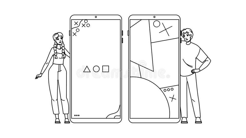 Abstract White Space Website Vector Stock Illustration - Illustration ...