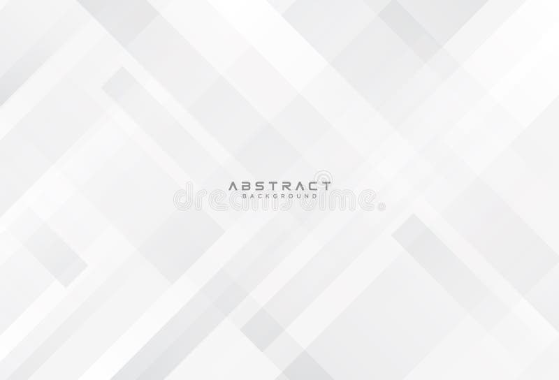 Abstract White Square Shape Background. Modern Simple Overlapping ...