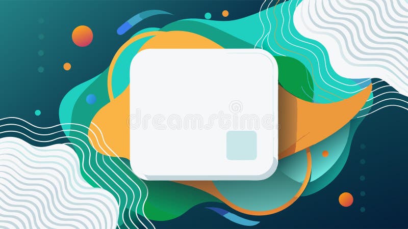 Abstract White Square Shape with a Modern Minimal Design Template ...